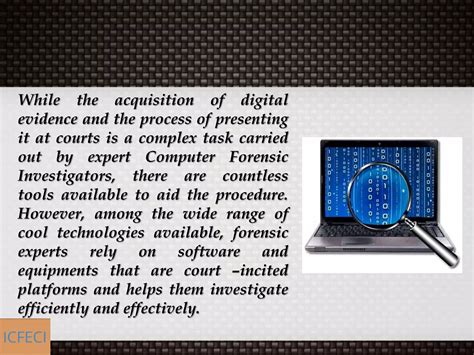 How Technology Used In Computer Forensics Investigation PPT