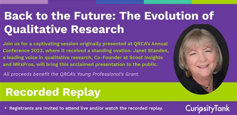 Back To The Future The Evolution Of Qualitative Research [replay]