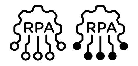 Rpa Robotic Process Automation Icon Set 01 48749370 Vector Art At Vecteezy