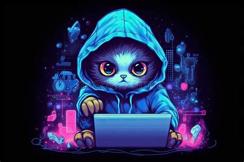 Anonymous Hacker Concept Of Hacking Cybersecurity Cybercrime Cyberattack Stock Illustration