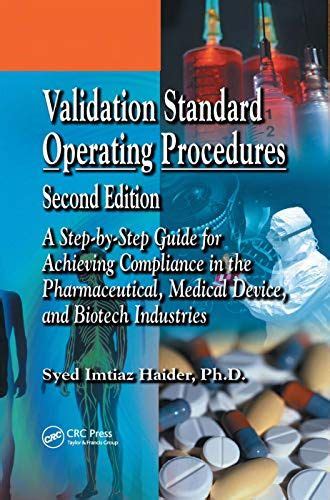 validation standard operating procedures a step by step guide for