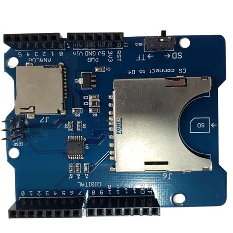 Shield Sd Tf De Expansão Para Arduino Autocore Robótica Arduino Em Fortaleza Você Encontra