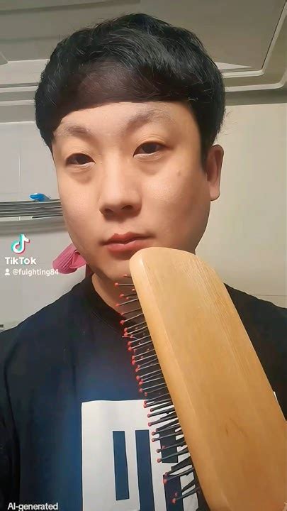 ai 초보 머리빗 먹방 🤣 ai youtube