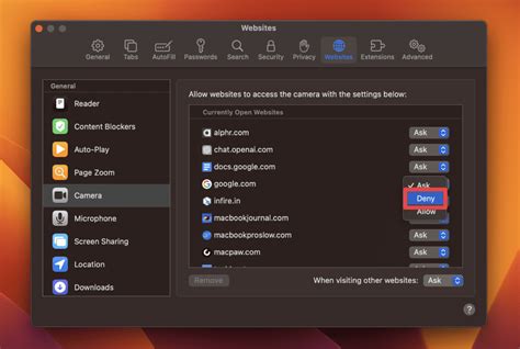 Ways To Turn Off Or Disable Camera On MacBook Pro