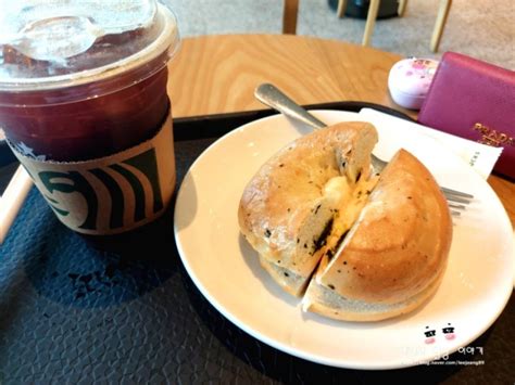 스타벅스 샌드위치 추천 바질토마토크림치즈베이글 맛있쪙 네이버 블로그