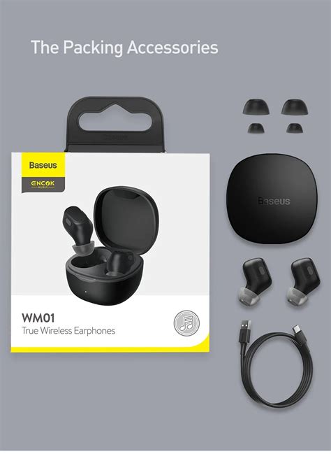 Baseus Encok WM01 | White Color - Baseus Official Store