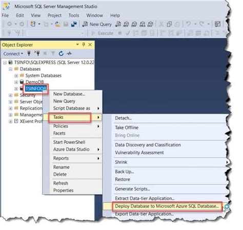 How To Deploy Sql Database To Azure Azure Lessons