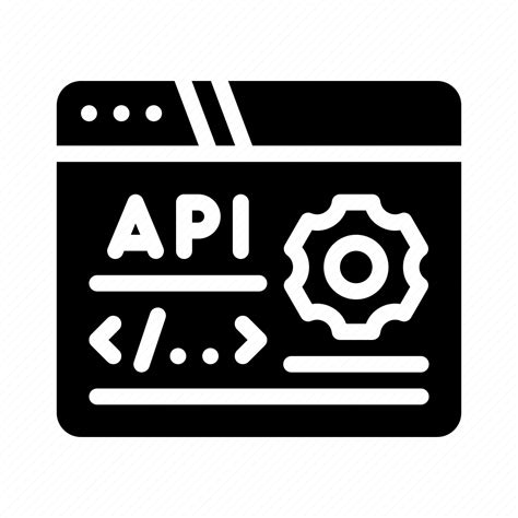 web management api digital software technology development icon