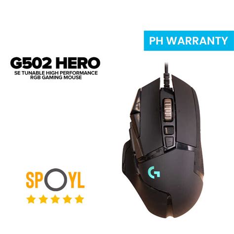 G502 Logitech Hero G502hero Se Tunable High Performance Rgb Gaming Mouse Spoyl Store Hero