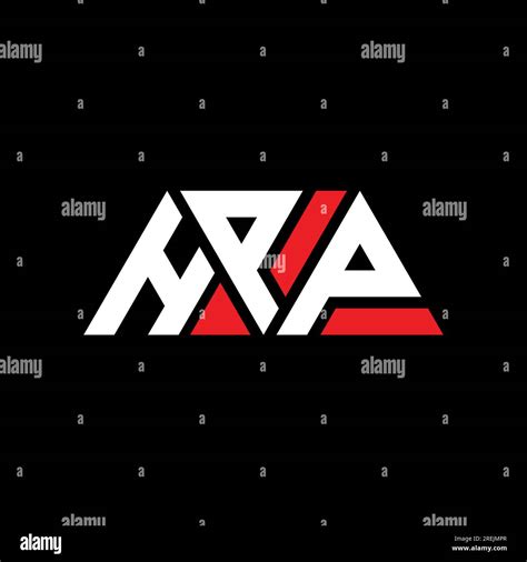 HPP Triangle Letter Logo Design With Triangle Shape HPP Triangle Logo Design Monogram HPP