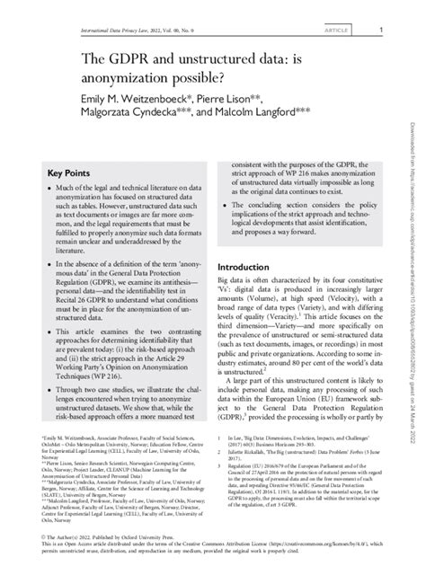 fillable online the gdpr and unstructured data is anonymization