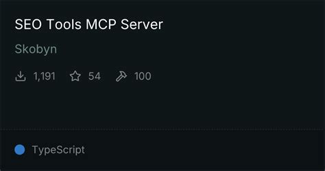 Seo Tools Mcp Server Glama