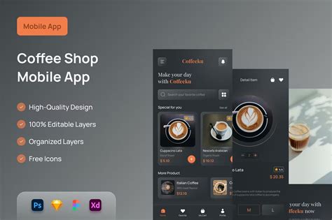 Coffee Shop Mobile App Ui Design Proshare