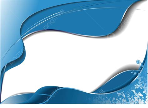 Abstract Wave Background Vector Illustration Blue Abstract Visual