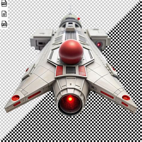 Premium Psd A Spaceship Model
