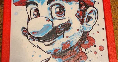 Frame Only For Mario Hueforge By Dohara Download Free Stl Model