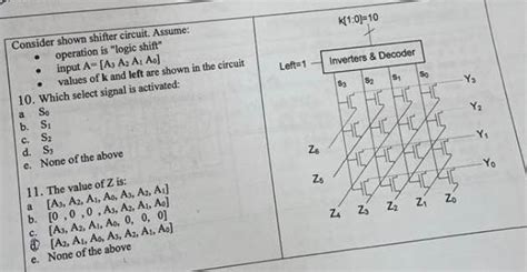 Solved Consider Shown Shifter Circuit Assume Operation Is Chegg