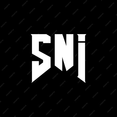 기술 회사 Sni의 글자 로고 디자인 Sni 로고 디자인 검은색과 색 컬러 조합 Sni 로그 Sni 터 Sni 디자인 Sni 아이콘 Sni 알파 Sni 타이포그래피 로고