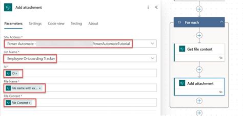 how to add attachments to sharepoint list items using power automate