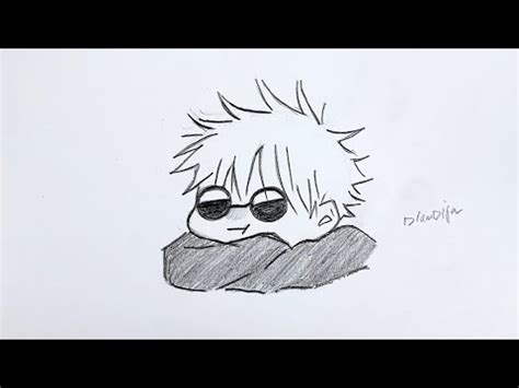 How To Draw Satoru Gojo Chibi Step By Step Easy Anime Drawing Youtube