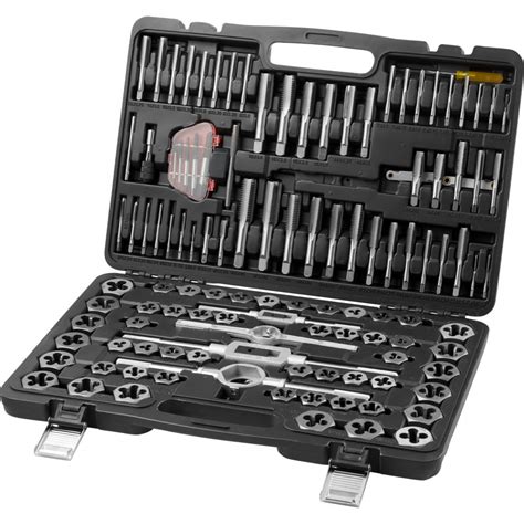 Vevor Tap And Die Set 116 Piece Include Metric And Sae Size Bearing