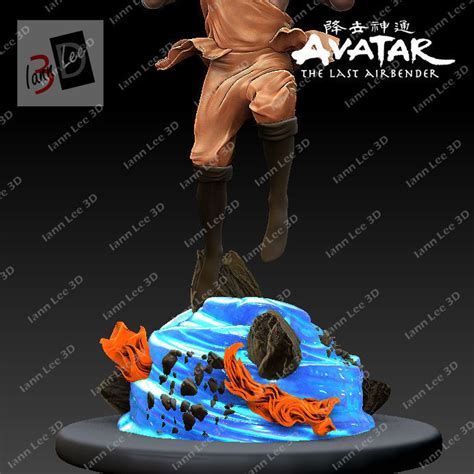 Avatar Aang The Last Airbender Fan Art 3d Model 3d Printable Cgtrader