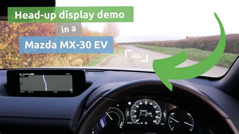 How Does A Hud Head Up Display Work On A Mazda Mx 30 Electric Vehicle