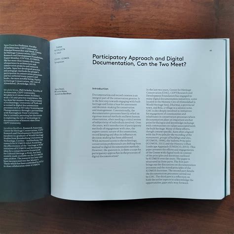 new research paper participatory approaches and digital documentation
