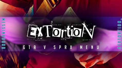 PS3 GTA V Extortion SPRX Mod Menu YouTube