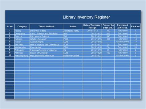 Check Register Excel Template