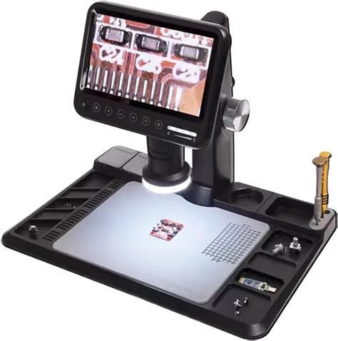 Coyeux 1600x Soldering Microscope 12mp Digital Microscope