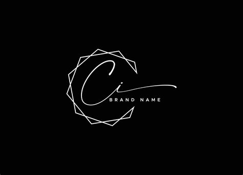 Ci Logo Design Template Vector Graphic Branding Element Free Vector