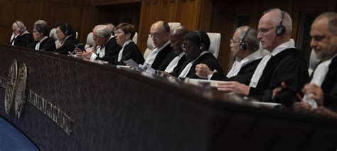 Klage Vorm Internationalen Gerichtshof Südafrika Wirft Israel