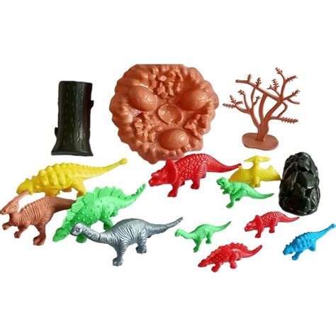 16 Parça Dinozor Oyun Seti Plastik Dinazor Oyuncak Fiyatı