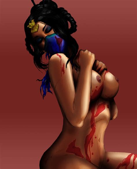 Rule 34 2d Black Hair Blood Closed Eyes Erect Nipples Female Kitana
