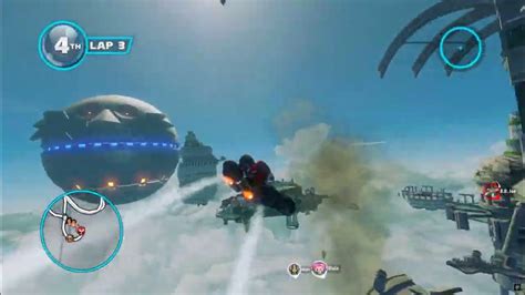 소닉 And 올스타 레이싱 트랜스폼드 스카이 생츄어리 너클즈 Youtube