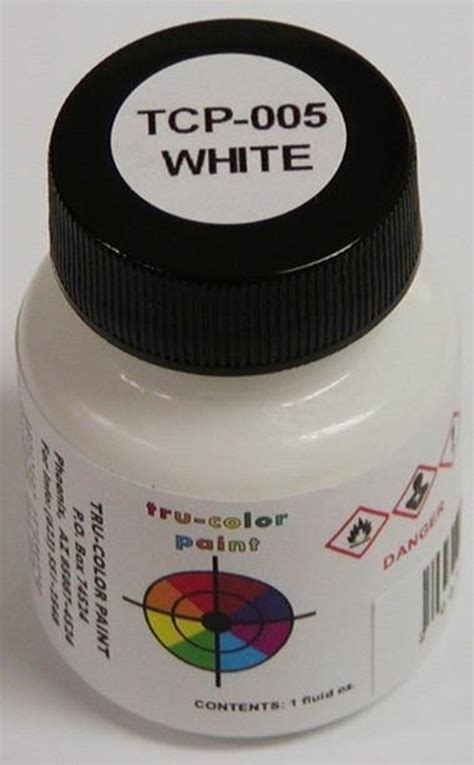 Tru Color Paint TCP 005 White 1oz PNP Trains