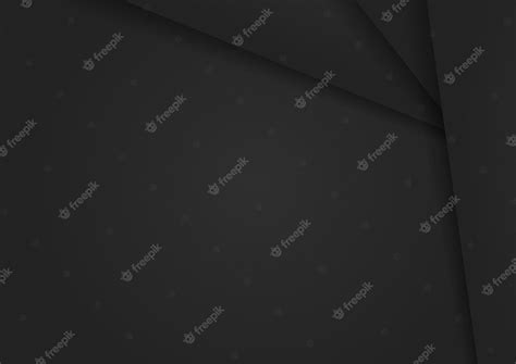 Premium Vector Abstract Black Paper Background Design With Shadow