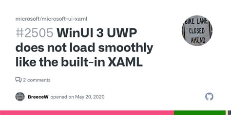 Winui 3 Uwp Does Not Load Smoothly Like The Built In Xaml · Issue 2505
