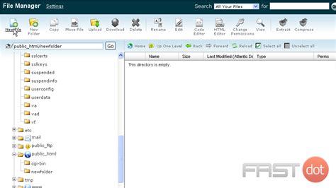 how to use file manager in cpanel