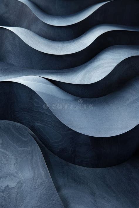 Black And White Wavy Lines Create An Abstract Pattern On A Textured Surface Stock Image Image