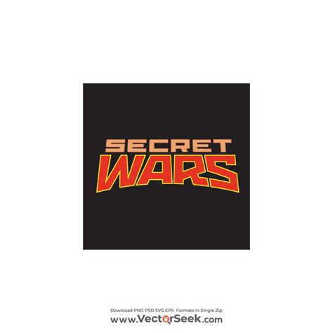 Marvels Secret Wars Logo In Png Svg Vector Format Free Download