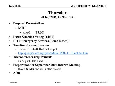 TGu Agenda Date Authors July 2006 July Ppt Download