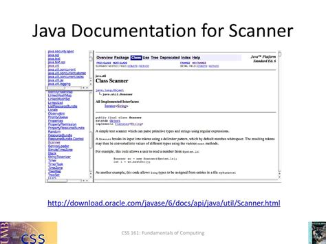 Css 161 Fundamentals Of Computing Introduction To Computers And Java