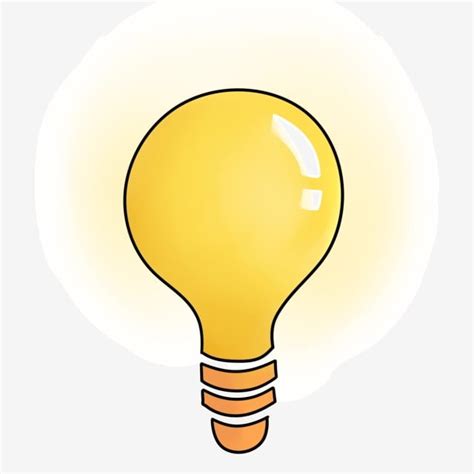 전구 일러스트 작동 노란색 반짝이 빛나는 노란색 그림 Png 일러스트 및 Psd 이미지 무료 다운로드 Pngtree