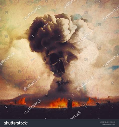 Nuclear Explosion Painting