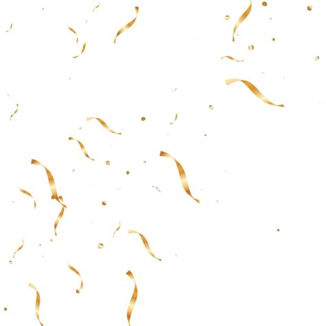 Premium Vector Gold Confetti Background