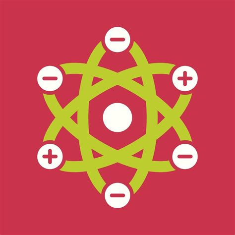 Atom Structure Vector Icon 23299938 Vector Art At Vecteezy