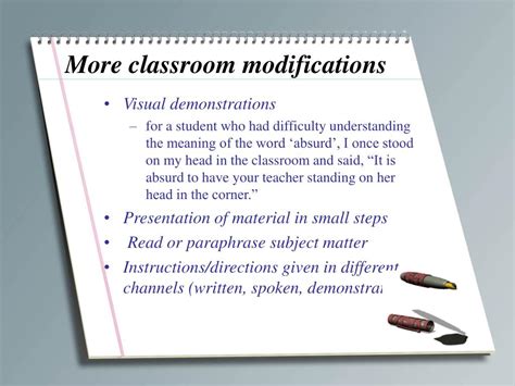 Ppt Classroom Modifications Powerpoint Presentation Free Download Id 601756