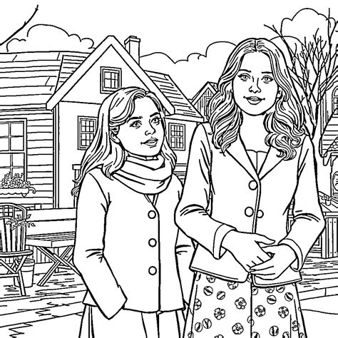 Gilmore Girls Coloring Pages Coloring Pages